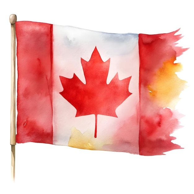 Canada flag isolated | Premium AI-generated image Canada flag isolated | Premium AI-generated image