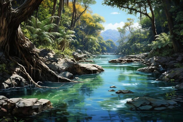 Premium Photo | Captivating 3D Nature Experiences Mesmerizing Realism Premium Photo | Captivating 3D Nature Experiences Mesmerizing Realism