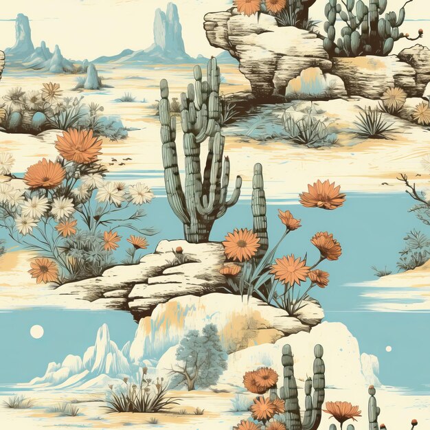 Captivating Fusion Vintage Wallpaper with a Southwest Cosmos Toile ... Captivating Fusion Vintage Wallpaper with a Southwest Cosmos Toile ...