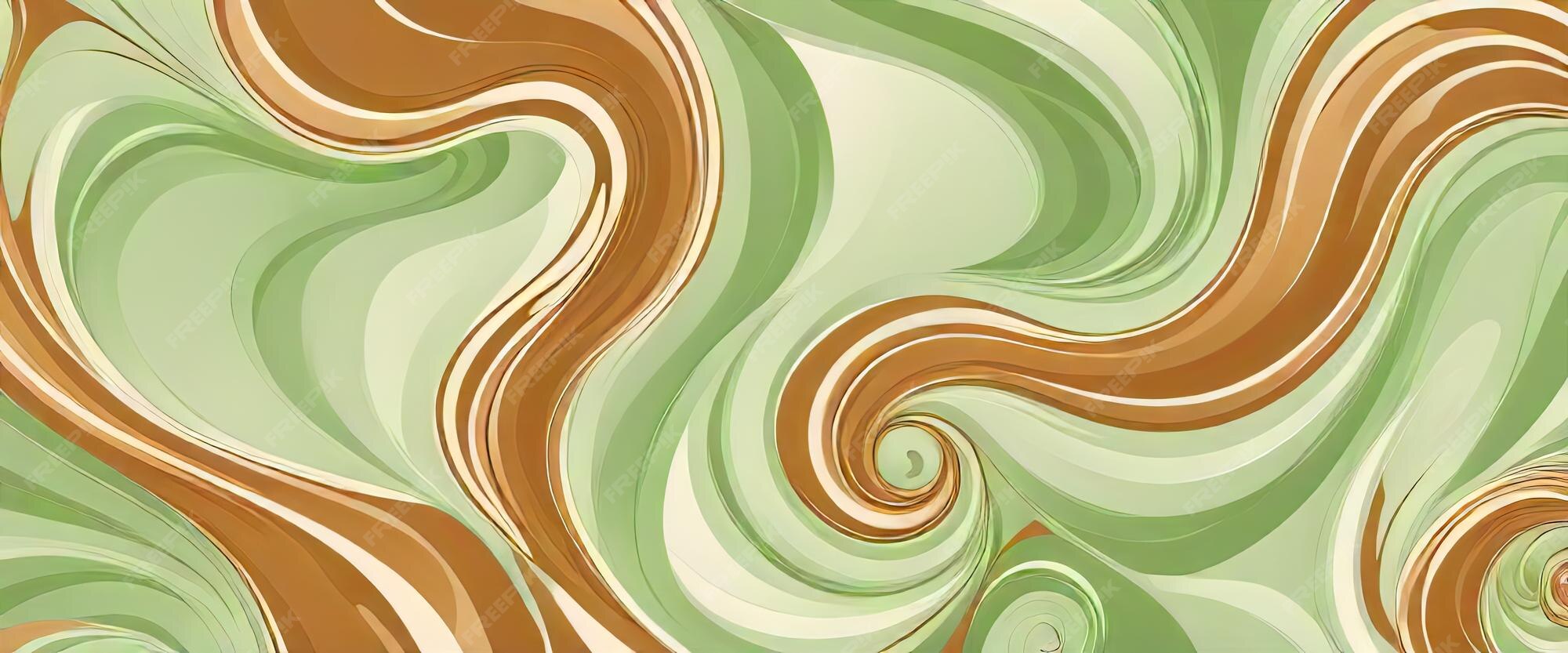 Premium Photo | Caramel Swirl Soft Green and Caramel Seamless ... Premium Photo | Caramel Swirl Soft Green and Caramel Seamless ...