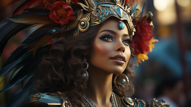 Premium Ai Image Carnival Festivities Mardi Gras