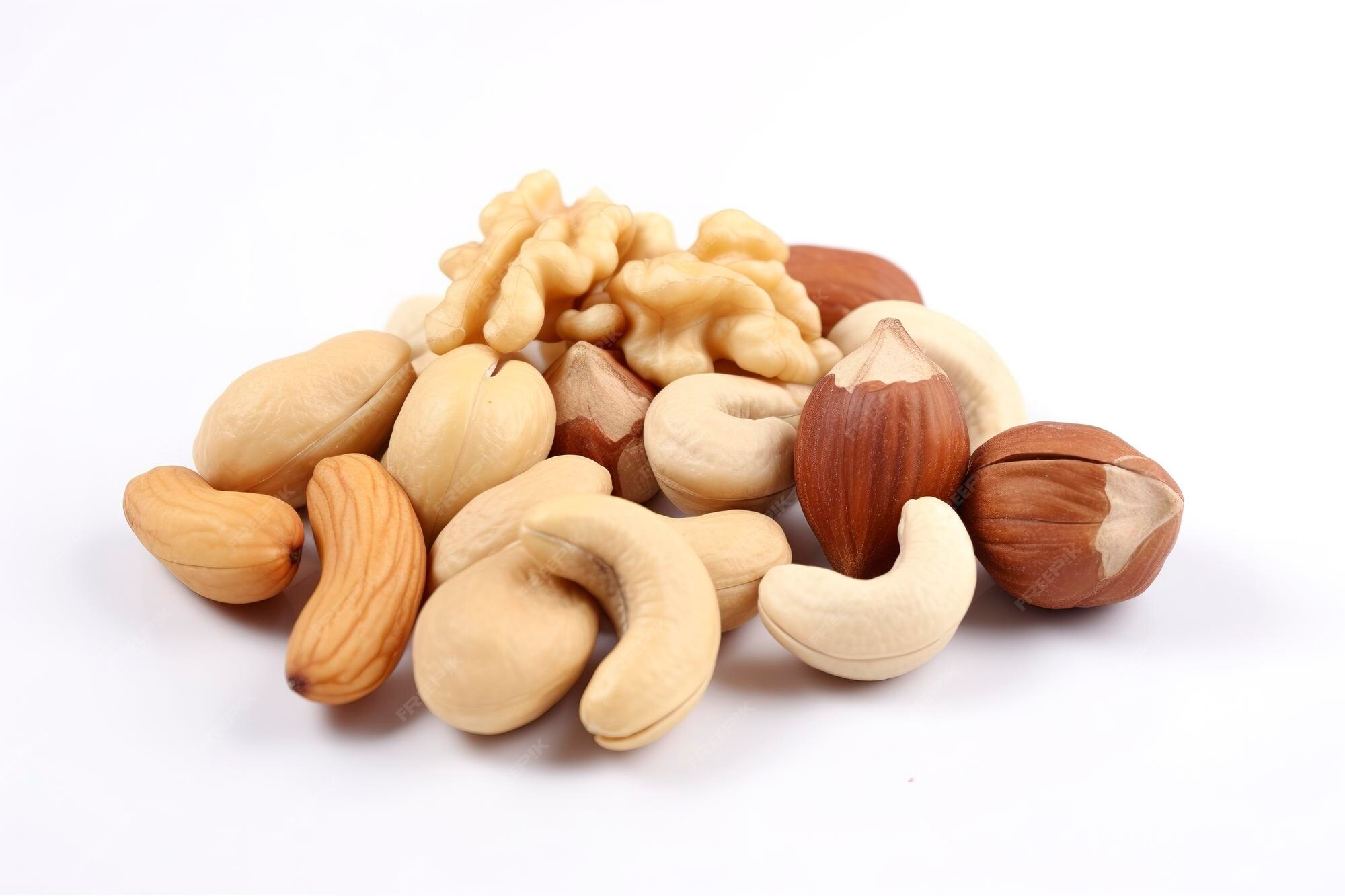 Premium AI Image | Cashew nuts almond hazelnut and blanched peanuts ... Premium AI Image | Cashew nuts almond hazelnut and blanched peanuts ...