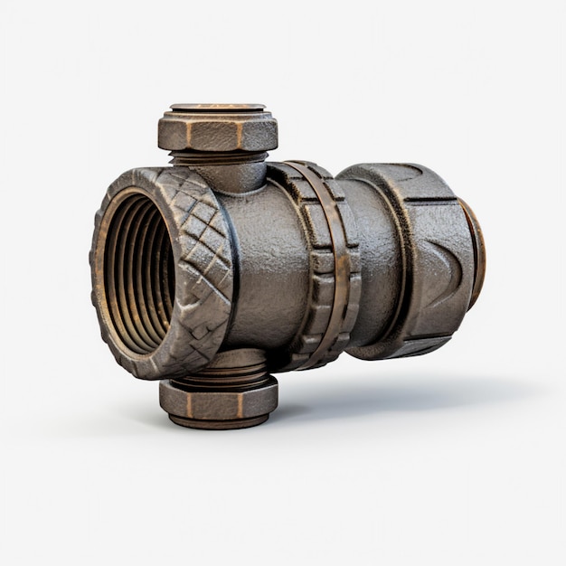 Premium AI Image | Cast Iron Hose Connector AI Generative Premium AI Image | Cast Iron Hose Connector AI Generative