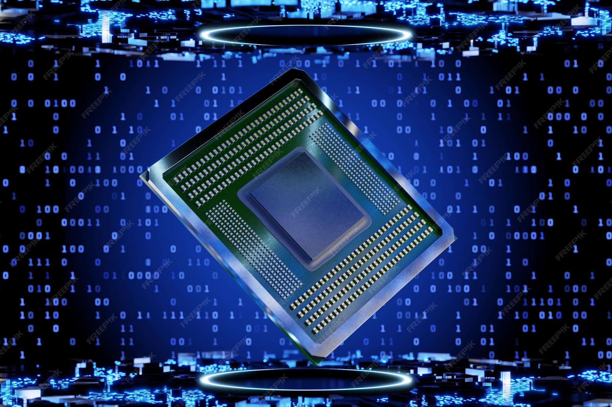 Premium Photo | Central processor on an electronic board New microprocessor Abstract concept of ...