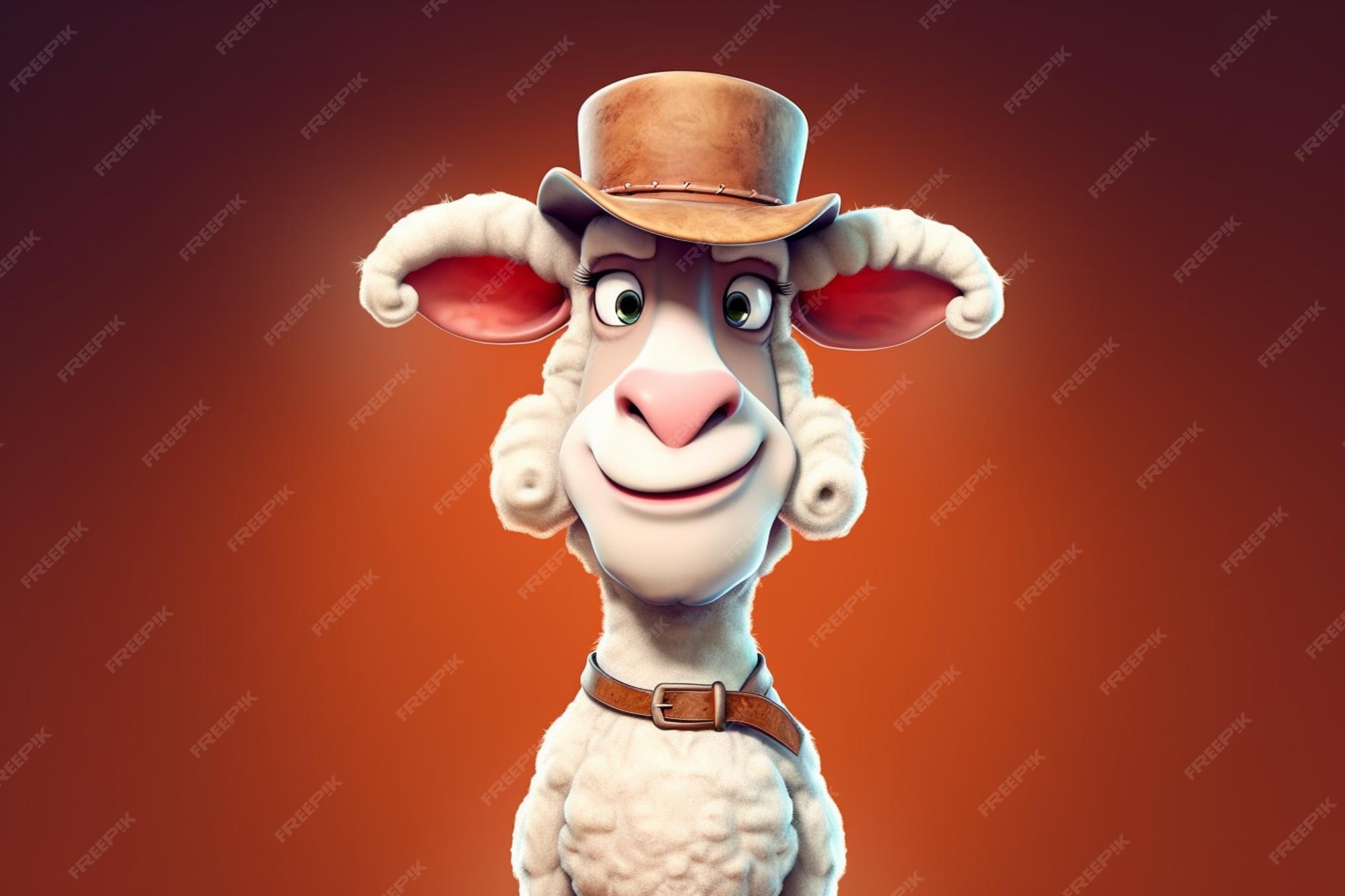 Premium Ai Image A Character From The Movie Shaun The Sheep