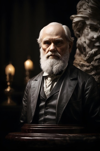 Premium AI Image | Charles Darwin naturalist biologist theory of ... Premium AI Image | Charles Darwin naturalist biologist theory of ...