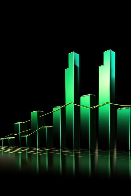 Premium AI Image | A chart or graph showing a steady increase in ... Premium AI Image | A chart or graph showing a steady increase in ...