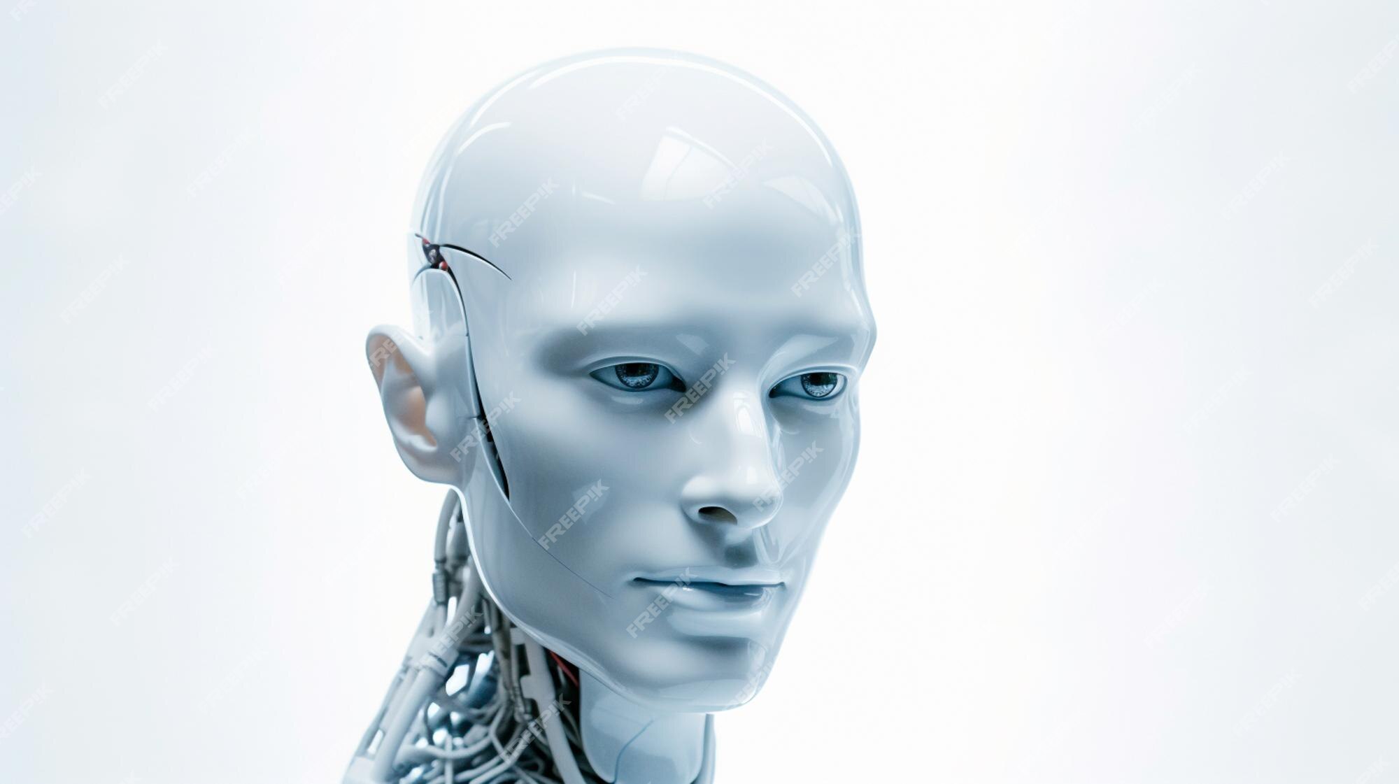 Premium AI Image | A ChatGPT concept A human like android with the face ... Premium AI Image | A ChatGPT concept A human like android with the face ...