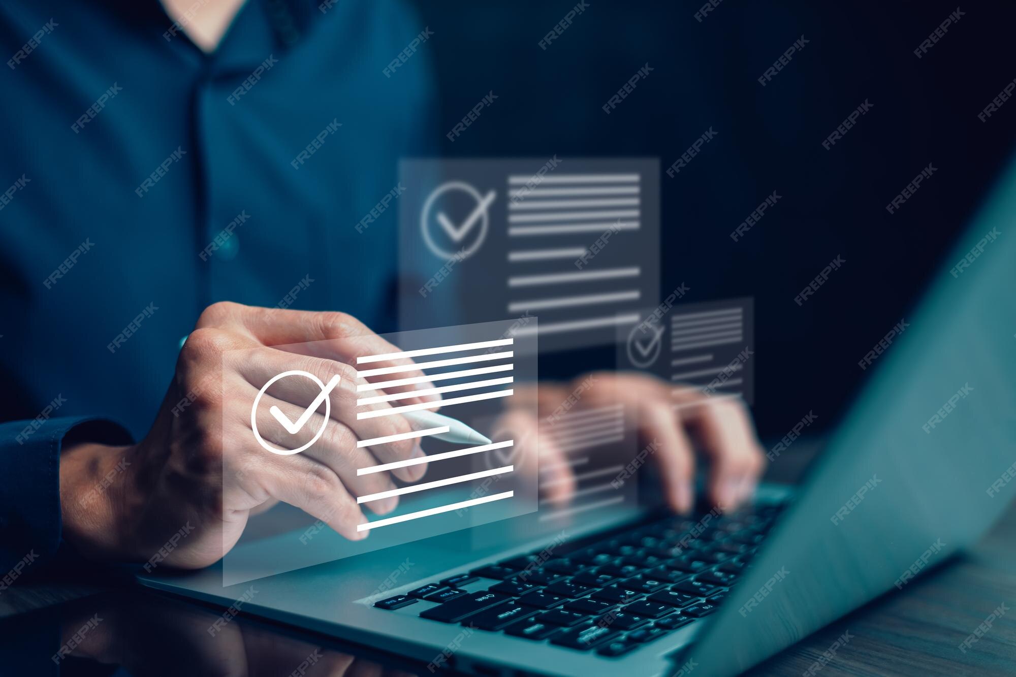 Premium Photo | Checklist and clipboard task documentation management ...
