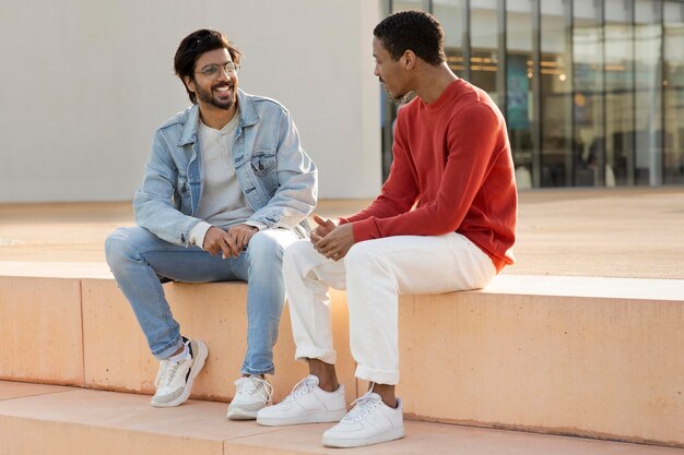 Premium Photo | Cheerful arab and black millennial student and teacher ... Premium Photo | Cheerful arab and black millennial student and teacher ...