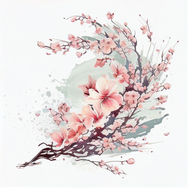 Premium AI Image | Cherry Blossom Artwork Premium AI Image | Cherry Blossom Artwork