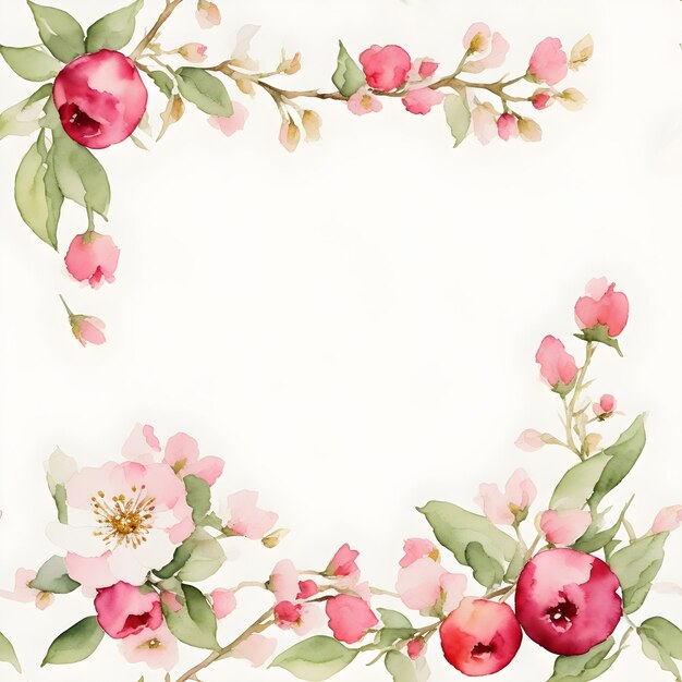 Premium AI Image | Cherry blossom flowers watercolor AI Generated Premium AI Image | Cherry blossom flowers watercolor AI Generated
