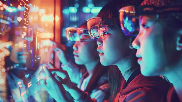 Chinese family interacting with smart AIpowered device smart home ... Chinese family interacting with smart AIpowered device smart home ...