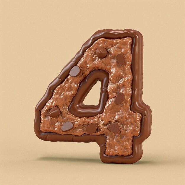 Chocolate Alphabets and Numbers | Premium AI-generated image Chocolate Alphabets and Numbers | Premium AI-generated image