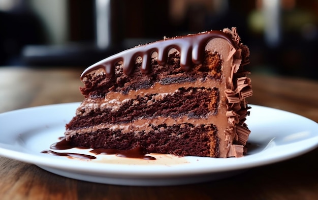 Premium AI Image | Chocolate Cake Generative AI Premium AI Image | Chocolate Cake Generative AI