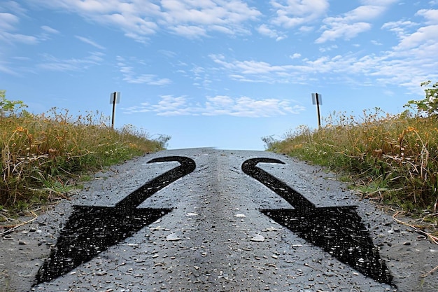 Choosing between two distinct paths leading to different outcomes and ... Choosing between two distinct paths leading to different outcomes and ...