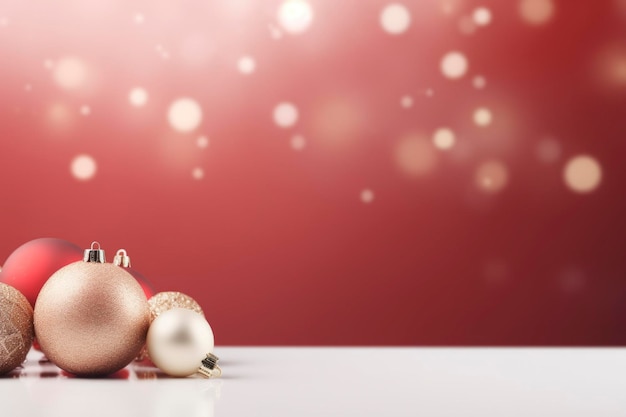 Premium AI Image | Christmas element background with copy space Premium AI Image | Christmas element background with copy space