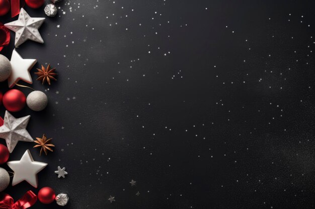 Premium AI Image | Christmas element background with copy space Premium AI Image | Christmas element background with copy space
