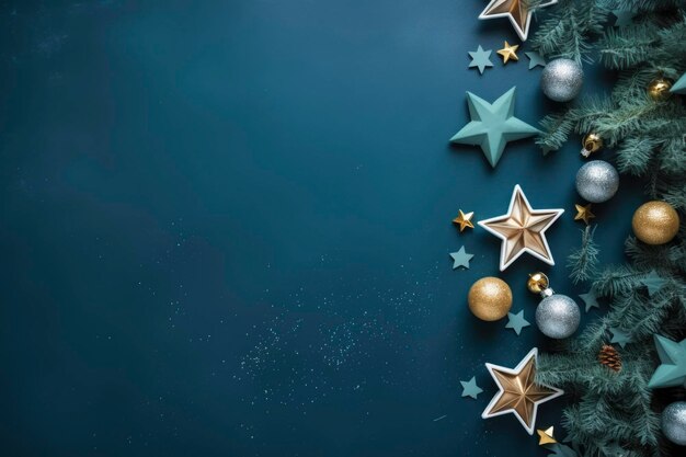 Premium AI Image | Christmas element background with copy space Premium AI Image | Christmas element background with copy space