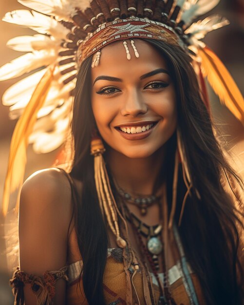Premium AI Image | Cinematic shot of beautiful smiling Indian woman ... Premium AI Image | Cinematic shot of beautiful smiling Indian woman ...