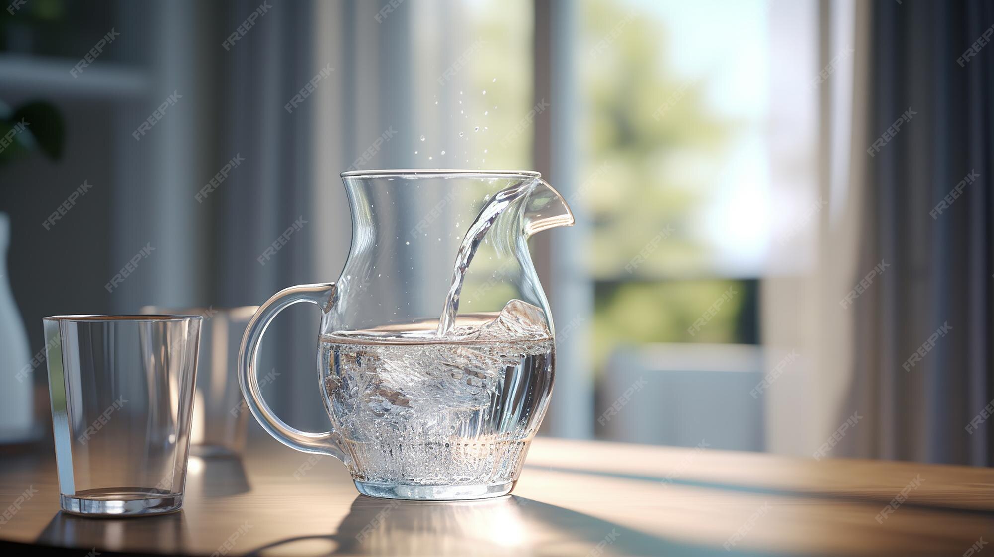 Premium Photo | Cinematic Water Pour Glass and Jug Premium Photo | Cinematic Water Pour Glass and Jug