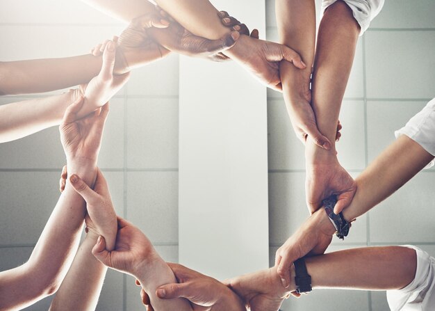 Premium Photo | Circle teamwork and hands together for group synergy ... Premium Photo | Circle teamwork and hands together for group synergy ...
