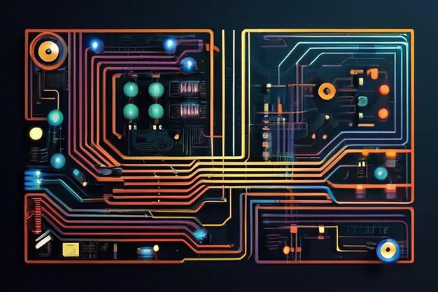 Premium Photo | Circuitry Symphony Premium Photo | Circuitry Symphony