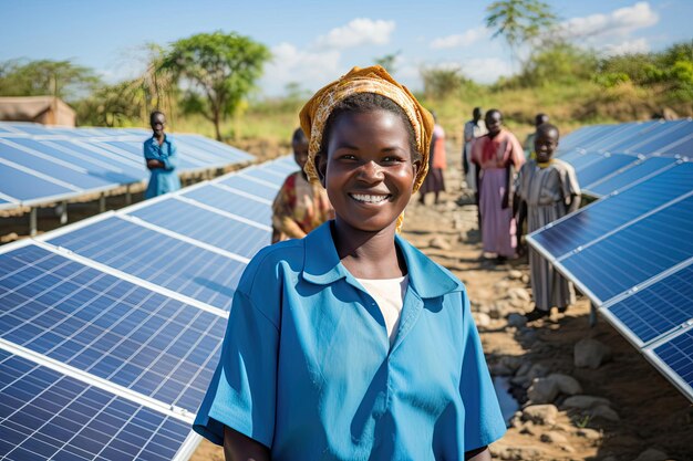 Climate change a Woman Harnessing Solar Energy to Combat Climate Change ... Climate change a Woman Harnessing Solar Energy to Combat Climate Change ...