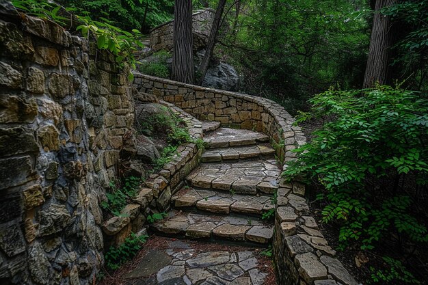 Climbing winding pathways ar generative ai | Premium AI-generated image Climbing winding pathways ar generative ai | Premium AI-generated image
