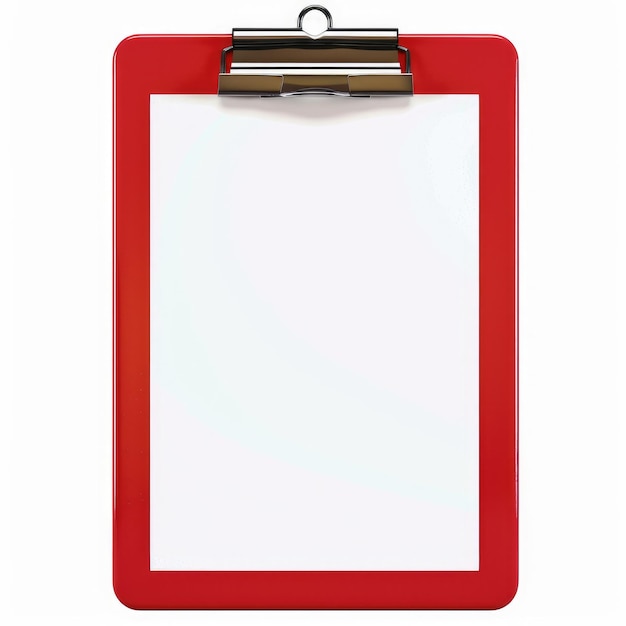 Clipboard Red Blank Sheets of Paper on Red Clipboard for Lists and ... Clipboard Red Blank Sheets of Paper on Red Clipboard for Lists and ...