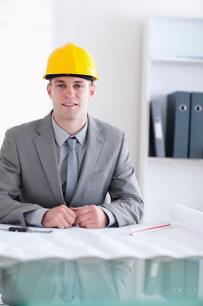 Premium Photo | Close up of architect working Premium Photo | Close up of architect working