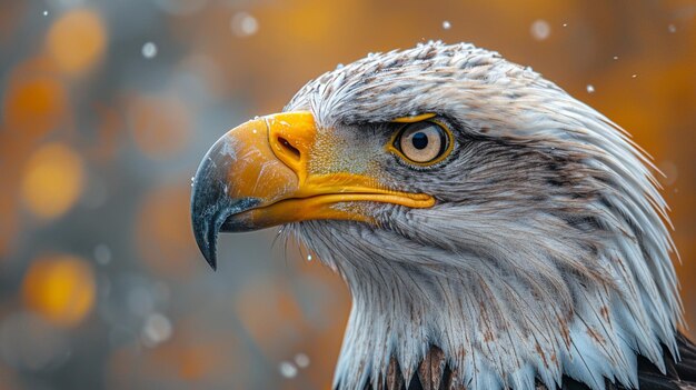A close up of a bald eagles beak and beak | Premium AI-generated image A close up of a bald eagles beak and beak | Premium AI-generated image