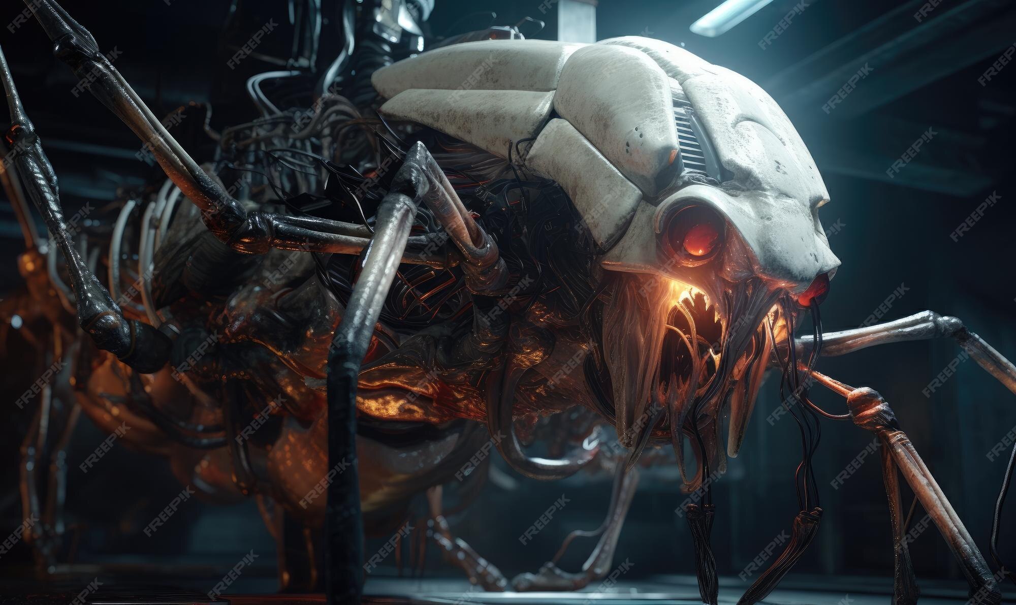 Premium AI Image | A close up of a creepy looking alien creature Premium AI Image | A close up of a creepy looking alien creature