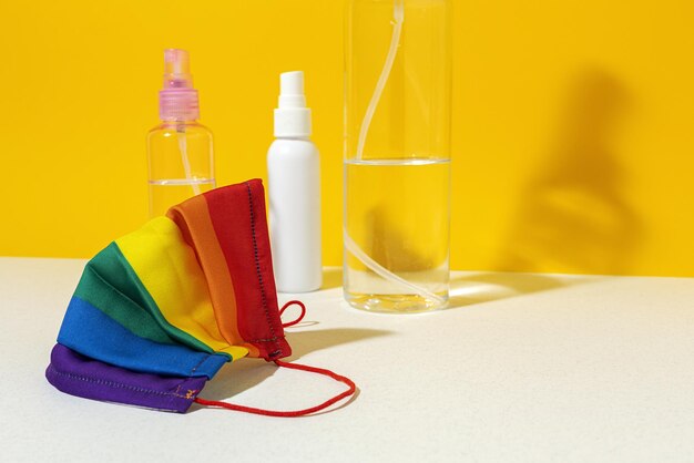 Premium Photo Close Up Of Glasses On Table Against Yellow Background
