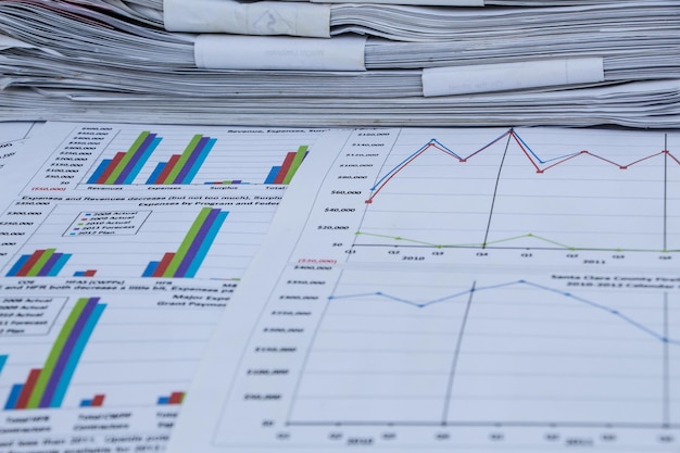 Premium Photo | Close-up of graphs on table Premium Photo | Close-up of graphs on table