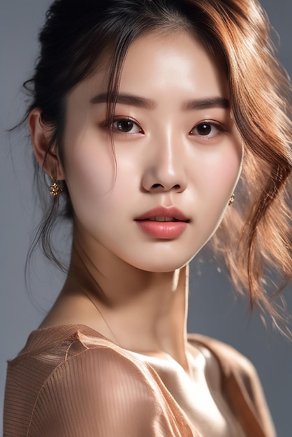 Premium Ai Image Close Up Photo High Quality Asian Girl Photography