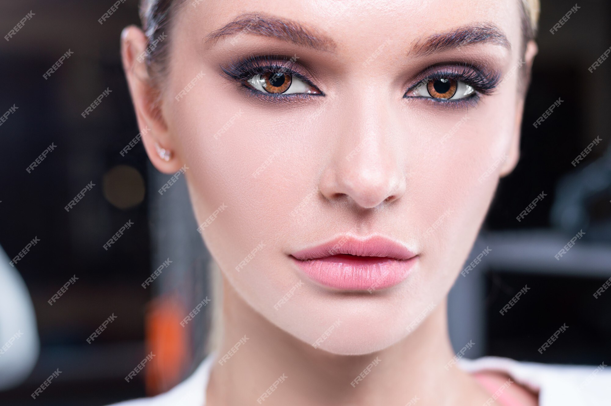 Premium Photo Close Up Portrait Of A Girl