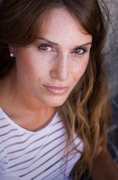 Premium Photo | Close-up portrait of smiling woman Premium Photo | Close-up portrait of smiling woman