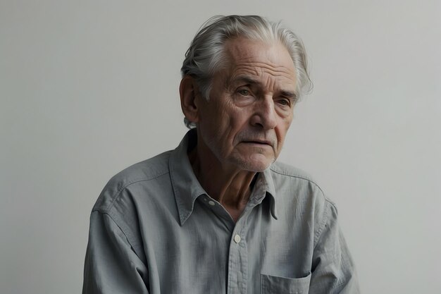 Premium Photo | A close up portrait of an unhappy old man Premium Photo | A close up portrait of an unhappy old man