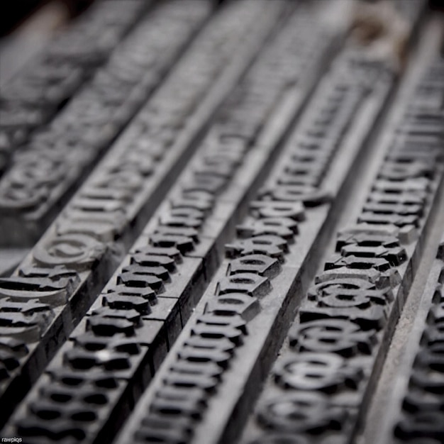 Premium Photo | Close-up of type setting blocks Premium Photo | Close-up of type setting blocks
