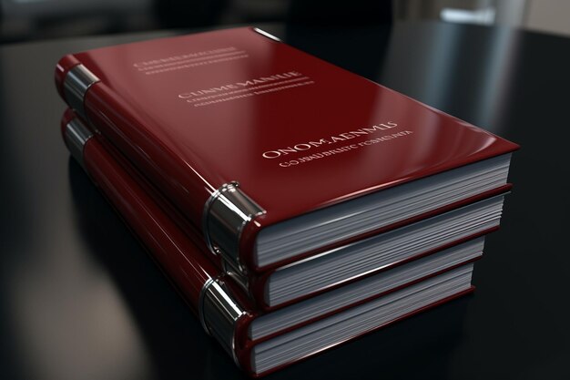 Premium Photo | Closeup of a compliance handbook symbolizing the ... Premium Photo | Closeup of a compliance handbook symbolizing the ...