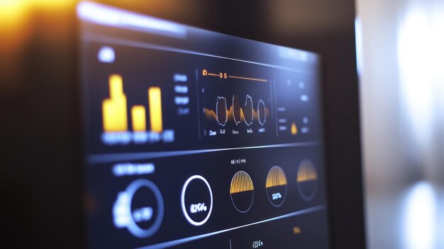 Closeup of a Computer Screen Displaying Data Visualizations | Premium ... Closeup of a Computer Screen Displaying Data Visualizations | Premium ...