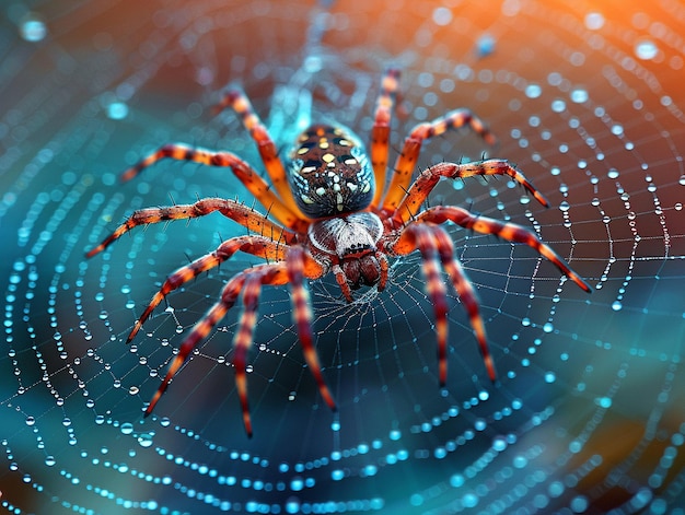 Premium Photo | Closeup of a spiders intricate web Premium Photo | Closeup of a spiders intricate web