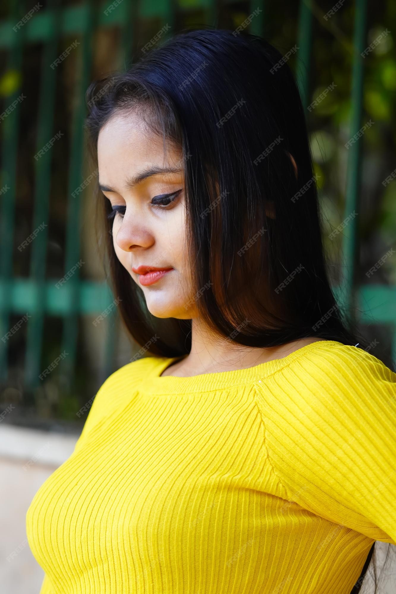 Premium Photo Closeup View Of Young Hot And Beautiful Indian Girl