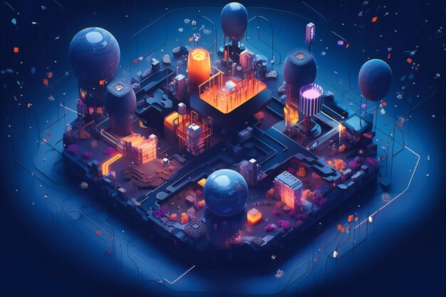 Premium Photo | Cloud computing connects teams across continents ... Premium Photo | Cloud computing connects teams across continents ...