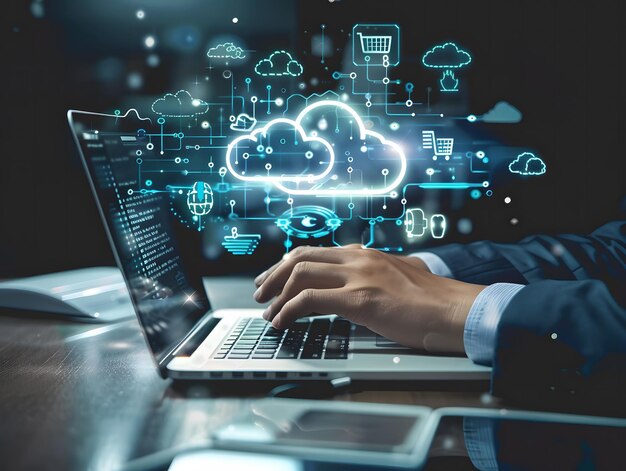 Premium Photo | Cloud Computing and Data Management Premium Photo | Cloud Computing and Data Management