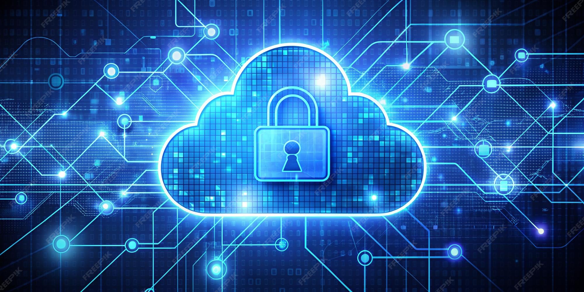 Cloud Computing Diagram Network Data Storage Technology Service On Structure Circuit Computer