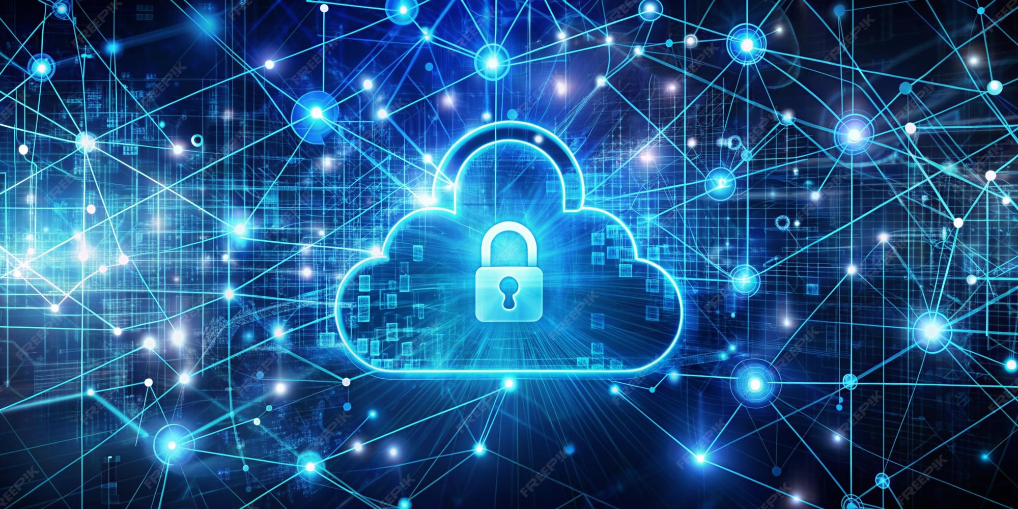 Cloud Computing Diagram Network Data Storage Technology Service On Structure Circuit Computer