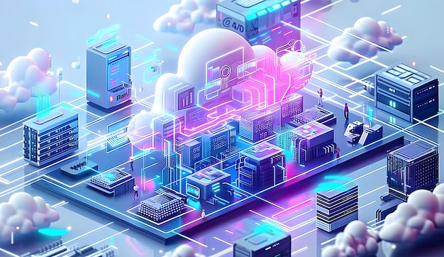 Cloud Computing Illustration Cloud Technology Cloud Tech Cloudnative