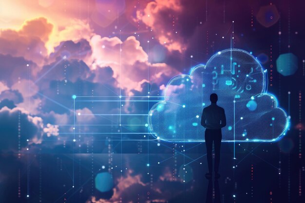 Premium Photo | Cloud computing security and data backup concept Premium Photo | Cloud computing security and data backup concept